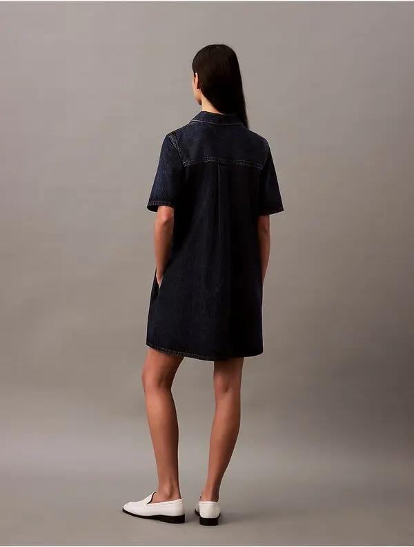 calvin klein blue and black dress CALVIN KLEIN Sheath Dress main image 1