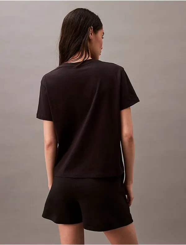 Calvin Klein Terry Lounge Crewneck T-shirt - Black