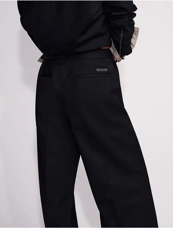 Calvin Klein Wool Blend Tailored Pants