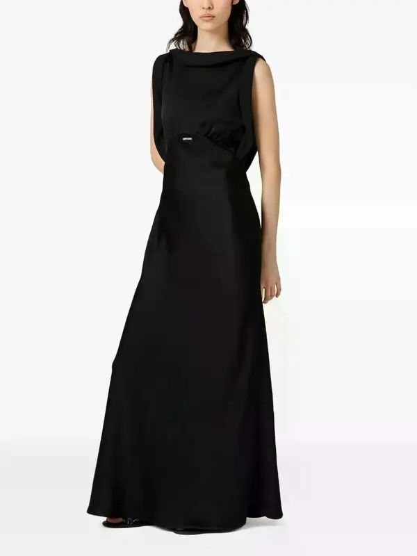 Miu Miu Satin Maxi Dress
