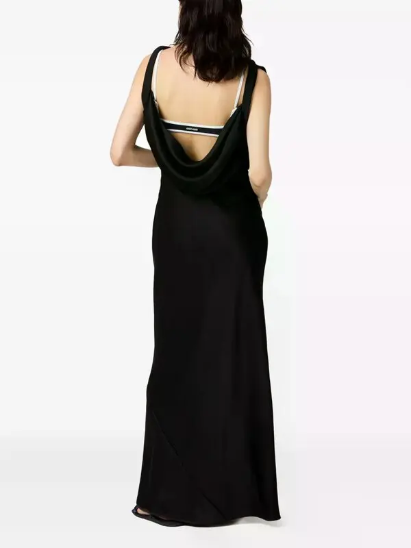 Miu Miu Satin Maxi Dress