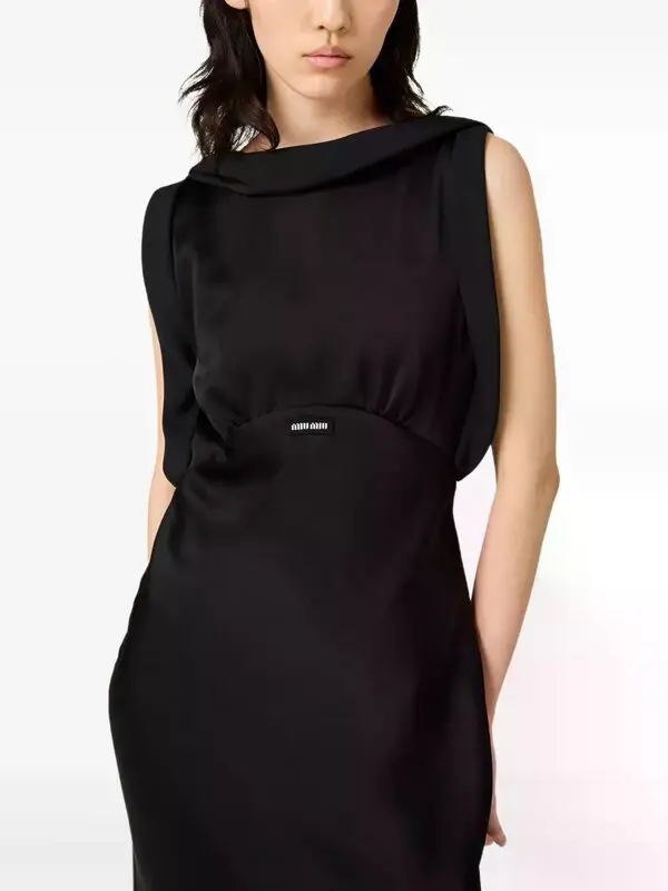Miu Miu Satin Maxi Dress