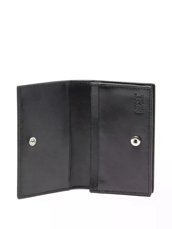 DIESEL® 1dr Iv Metallic-logo Cardholder