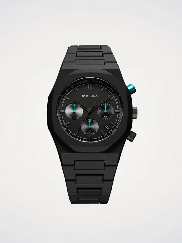D1 MILANO Chronograph Watch - Black