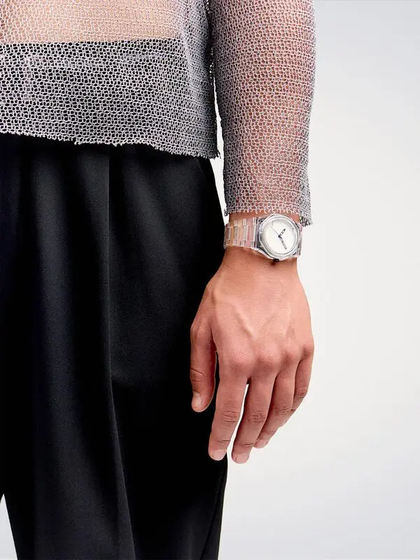 D1 MILANO Transparent Watch - White