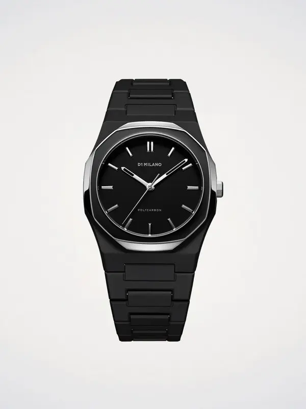 D1 MILANO Polycarbon Watch - Silver