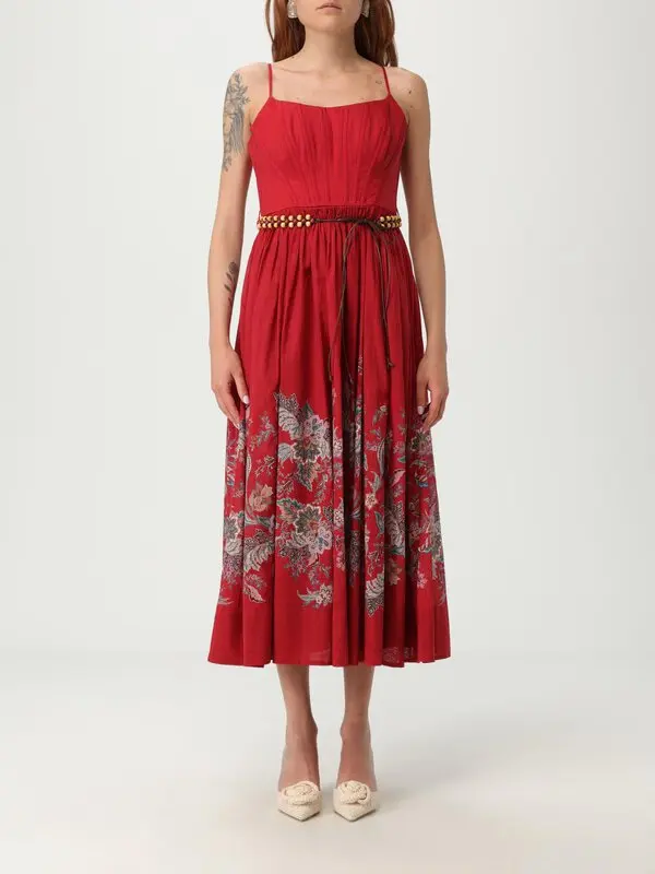 Zimmermann Floral Print Midi Dress