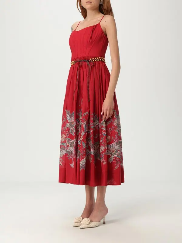 Zimmermann Floral Print Midi Dress
