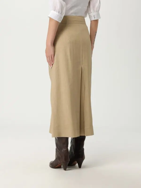 Alberta Ferretti Belted Skirt