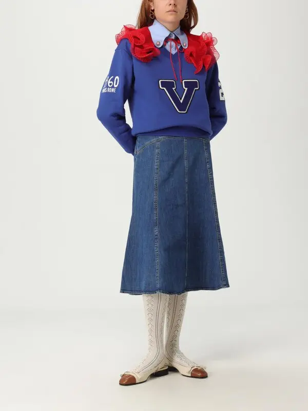 Valentino Garavani Crewneck Sweatshirt - Blue