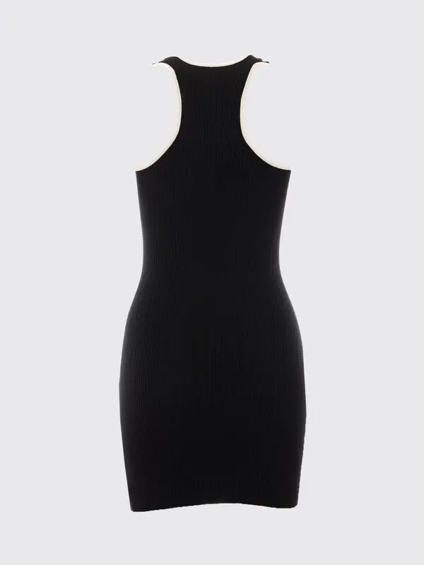 Amiri Ribbed Knit Racerback Mini Dress