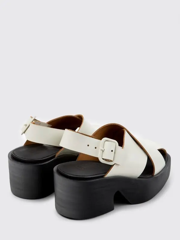 Camper Heeled Platform Sandals