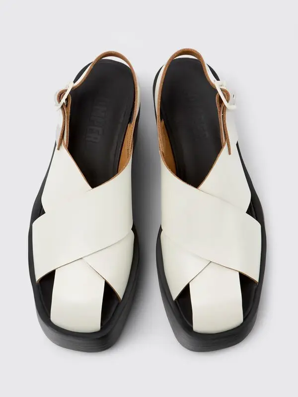 Camper Heeled Platform Sandals