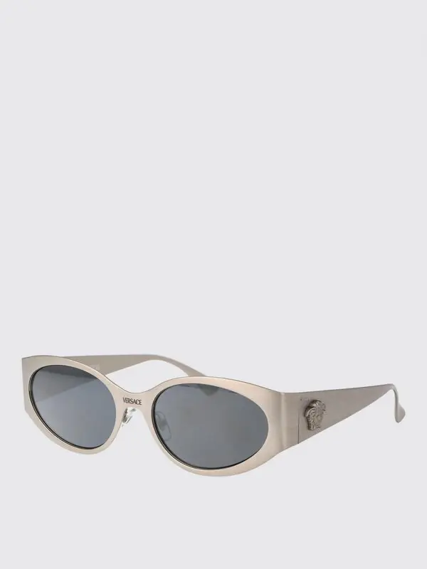 Versace Oval Sunglasses - Silver