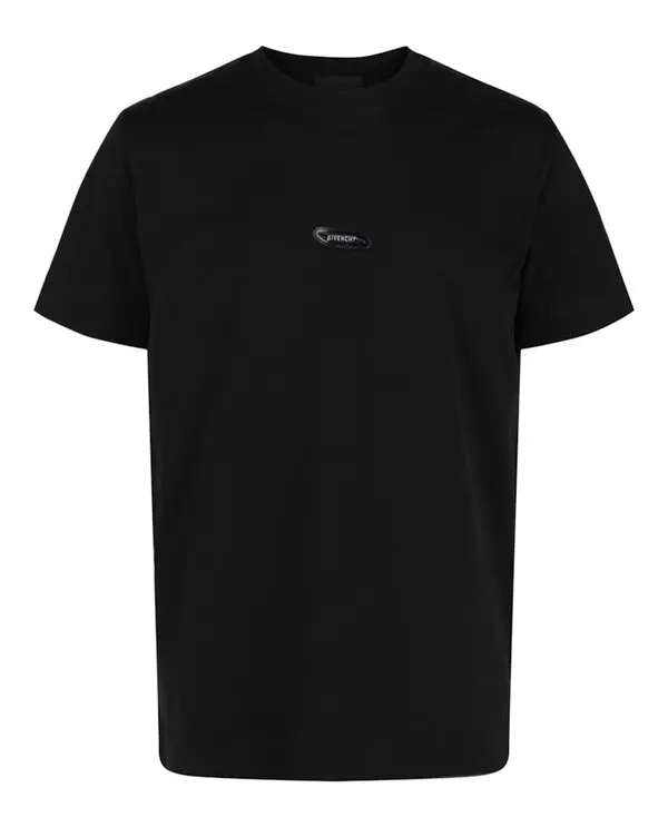 Givenchy Logo Crewneck Sweat-shirt Shortsleeve T-shirt - Black