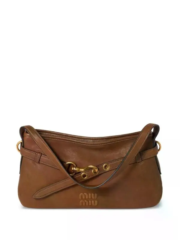 Miu Miu Aventure Shoulder Bag - Brown