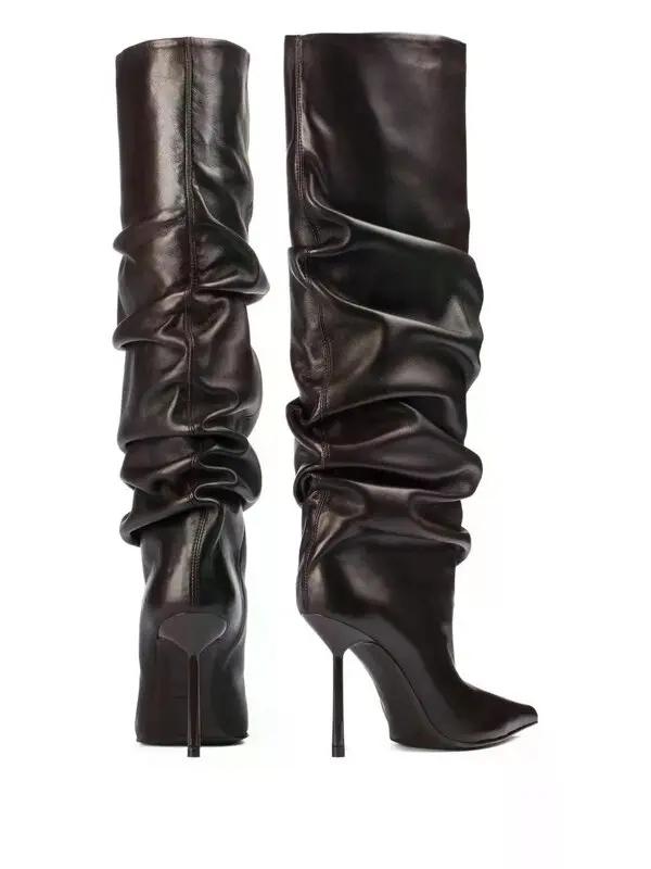 LE SILLA 100mm Bella Knee-high Boots - Black