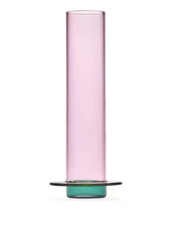 SERAX Glass Tower Vase - Pink