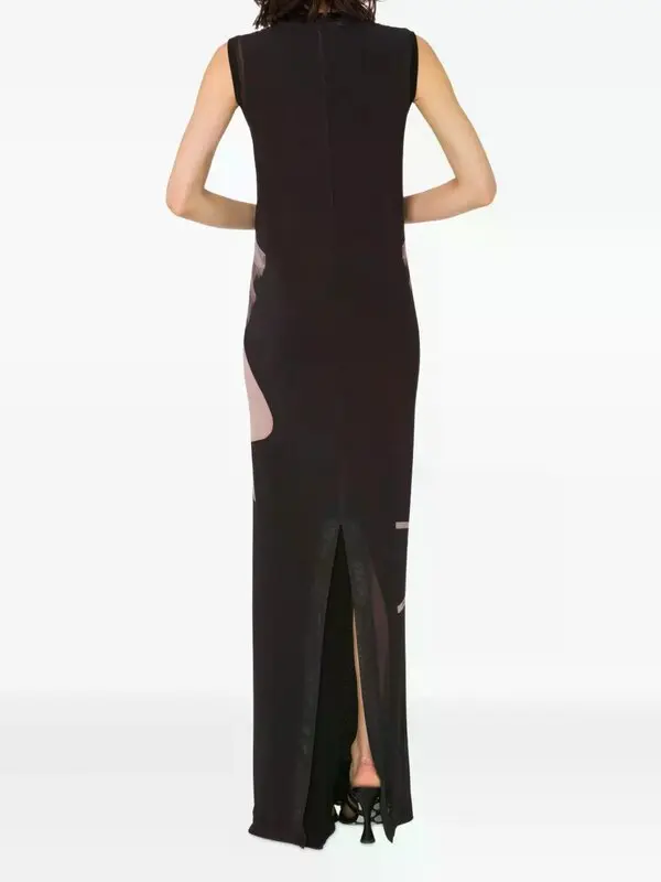 Moschino Ballet-print Maxi Dress
