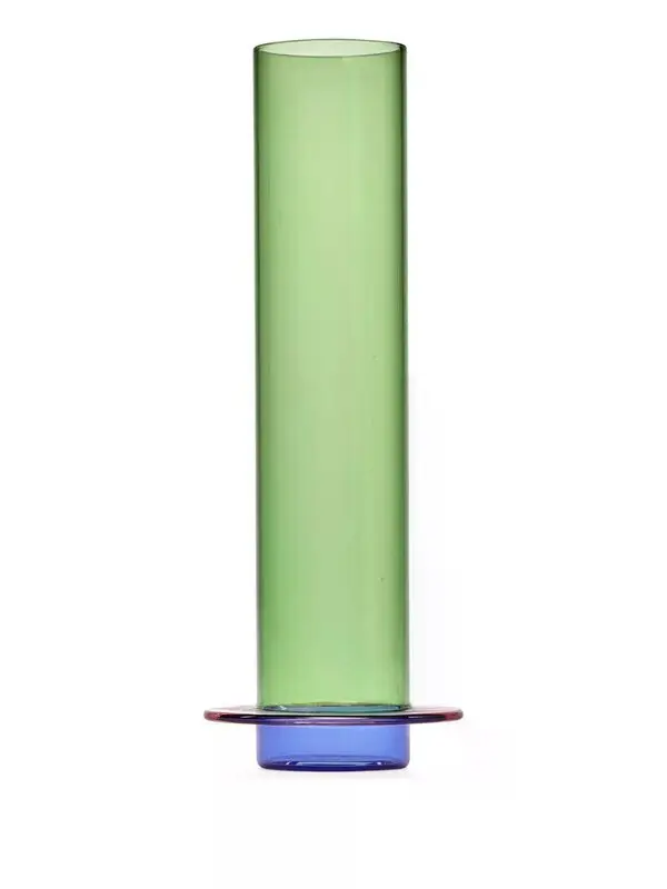 SERAX Glass Tower Vase - Green