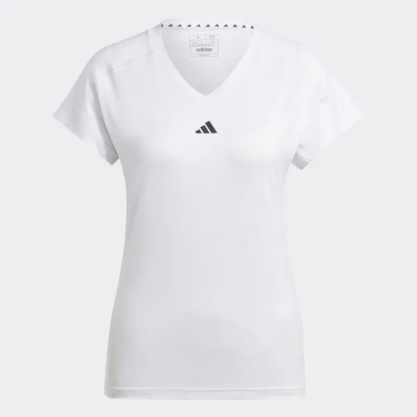 Adidas Aeroready Essentials V-neck Tee - White