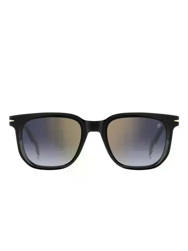 DB EYEWEAR BY DAVID BECKHAM Square-frame Sunglasses - Black