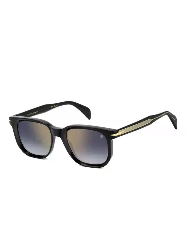 DB EYEWEAR BY DAVID BECKHAM Square-frame Sunglasses - Black