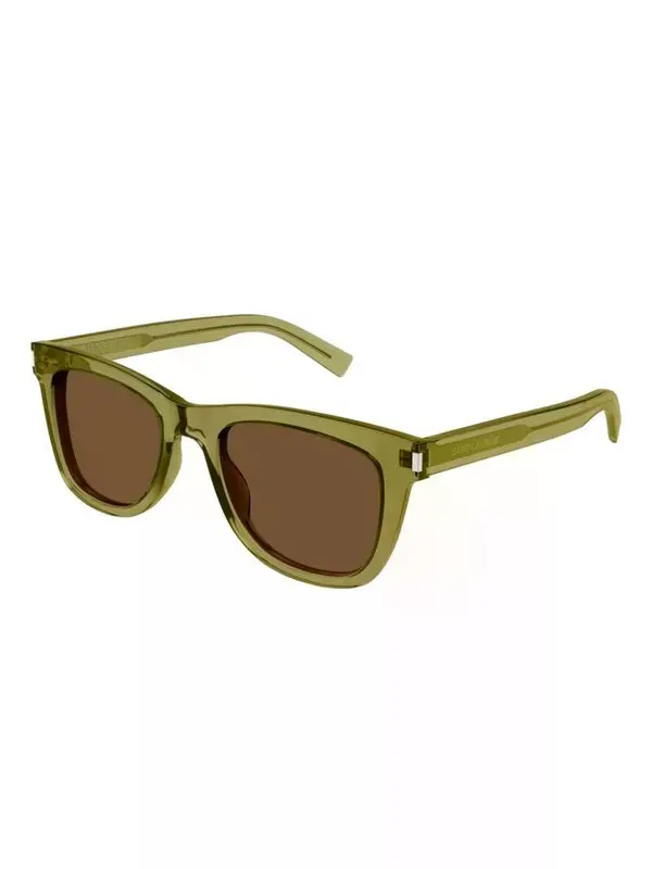Saint Laurent Sl 712 Square-frame Sunglasses - Green