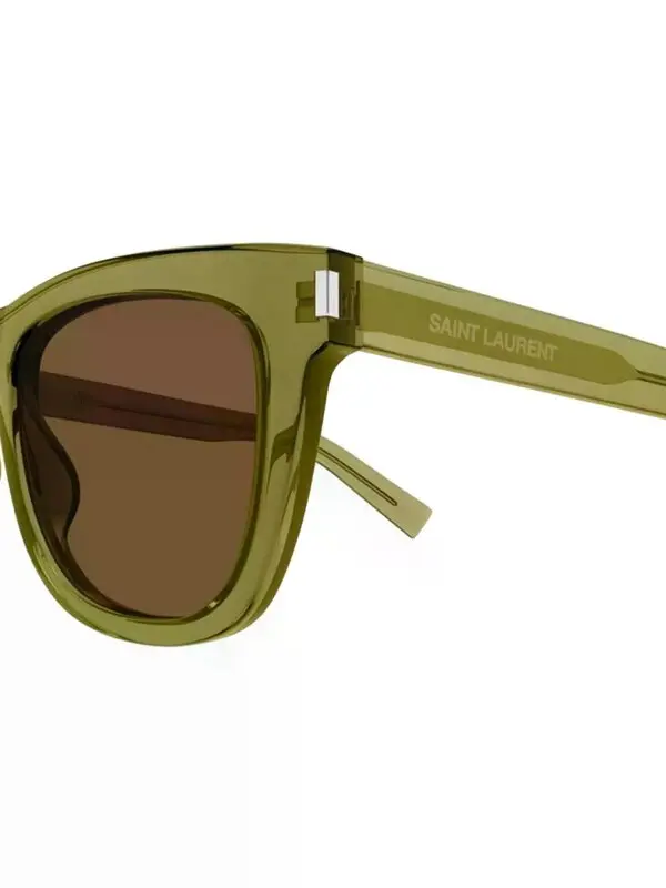 Saint Laurent Sl 712 Square-frame Sunglasses - Green