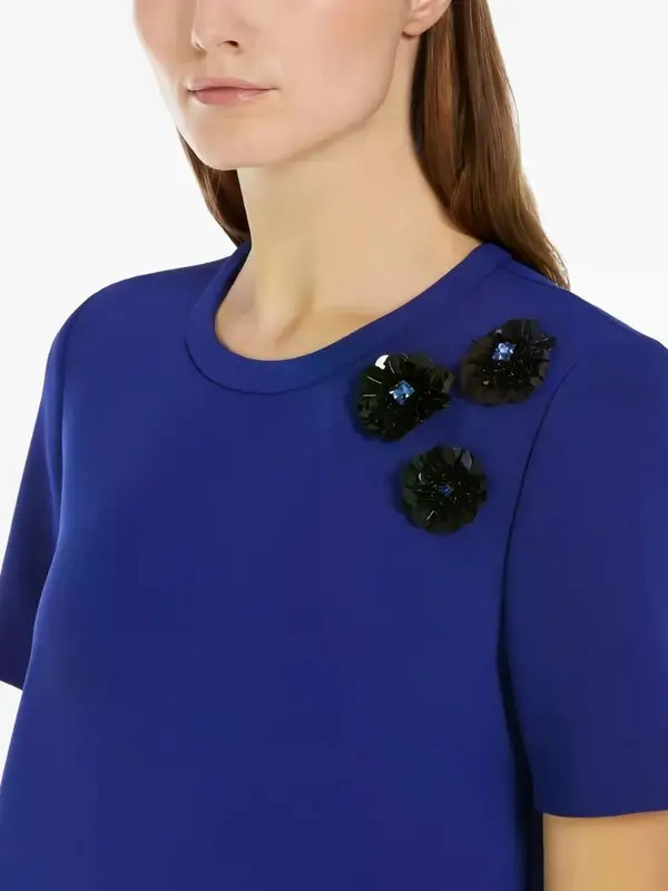 Max Mara Ruffled Short-sleeve Dress