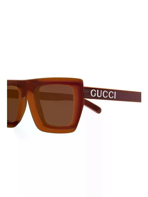 Gucci Rectangle-frame Sunglasses