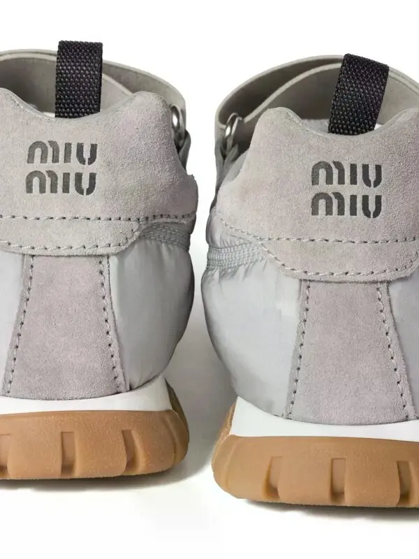 Miu Miu Tyre Ballerina Shoes - Grey