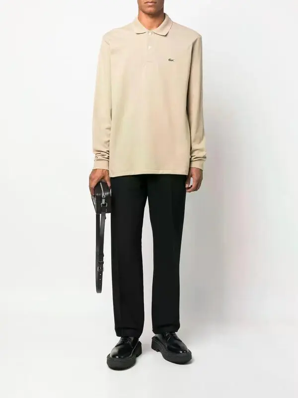 Lacoste Appliqué-logo Long-sleeve Polo Shirt