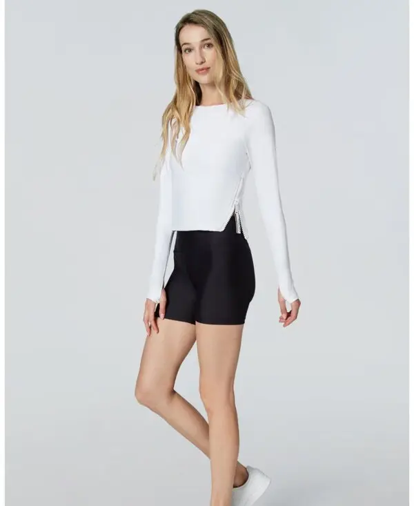 WATSKIN Sasha Long Sleeve Top - White