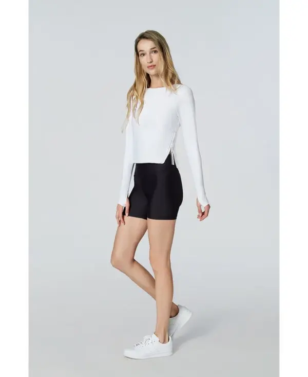 WATSKIN Sasha Long Sleeve Top - White