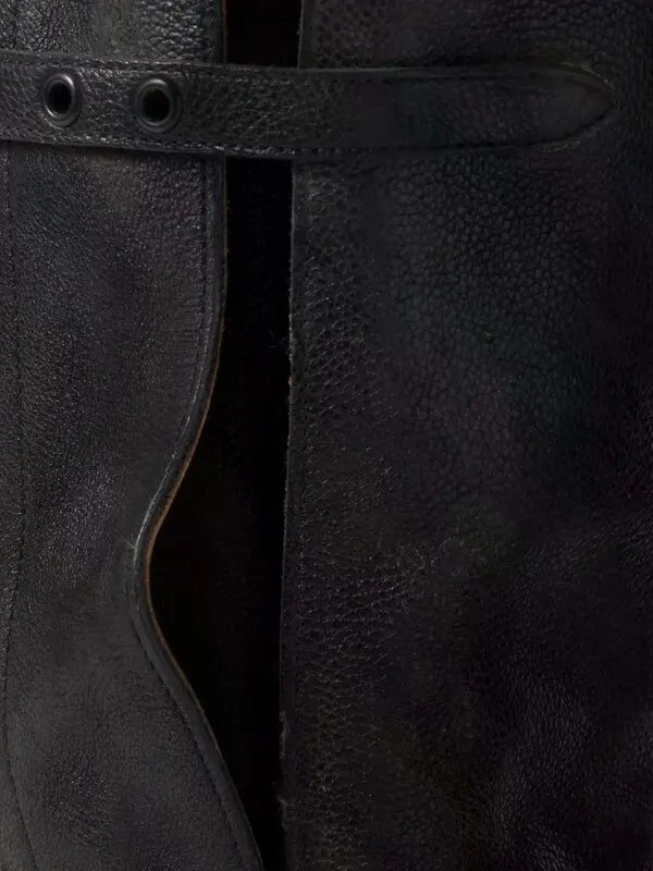 Miu Miu Multi-buckle Leather Boots - Black