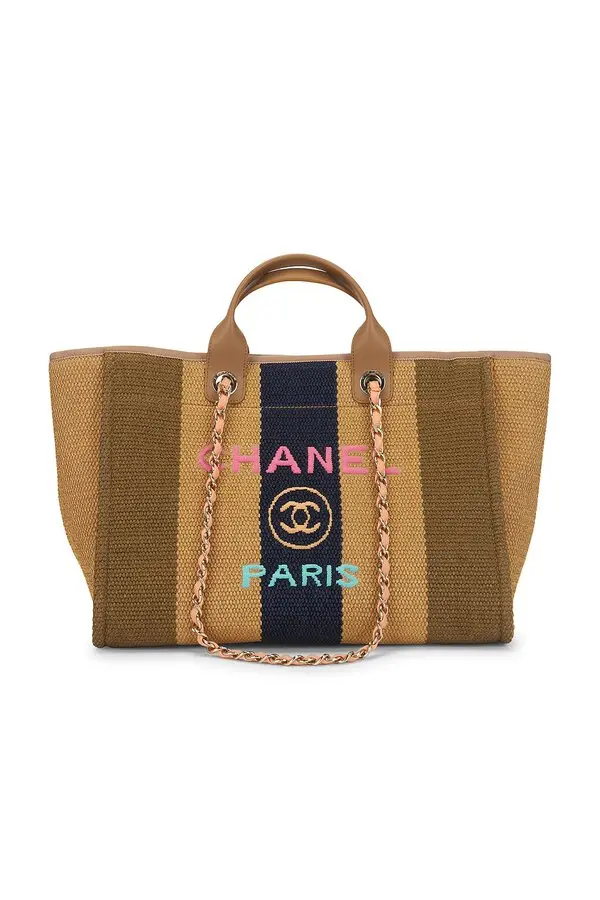 Chanel Medium Deauville Shopping Tote Bag