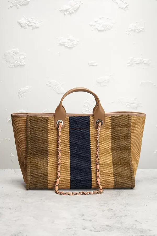 Chanel Medium Deauville Shopping Tote Bag