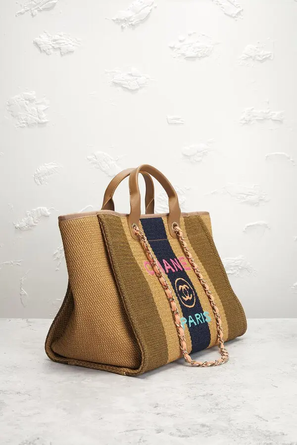 Chanel Medium Deauville Shopping Tote Bag