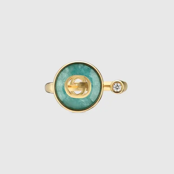 Gucci Interlocking G Ring - Yellow Gold