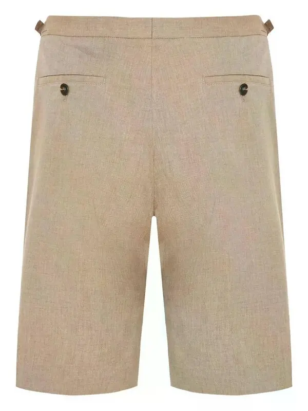 Incotex Pleated Cotton Shorts