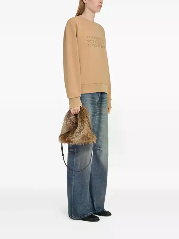 MAISON MARGIELA Cotton Sweatshirt - Neutrals