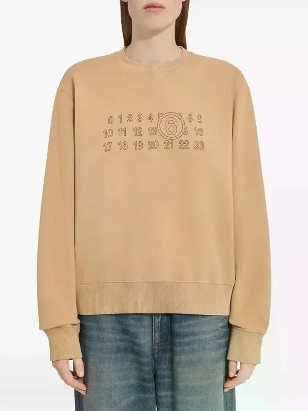 MAISON MARGIELA Cotton Sweatshirt - Neutrals
