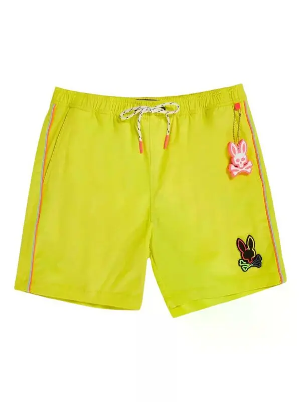 Psycho Bunny Leo Hydrochromic Swim Shorts - Yellow