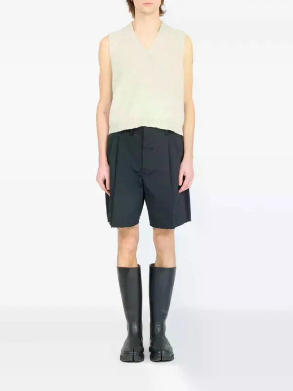 MAISON MARGIELA V-neck Sleeveless Knit Vest