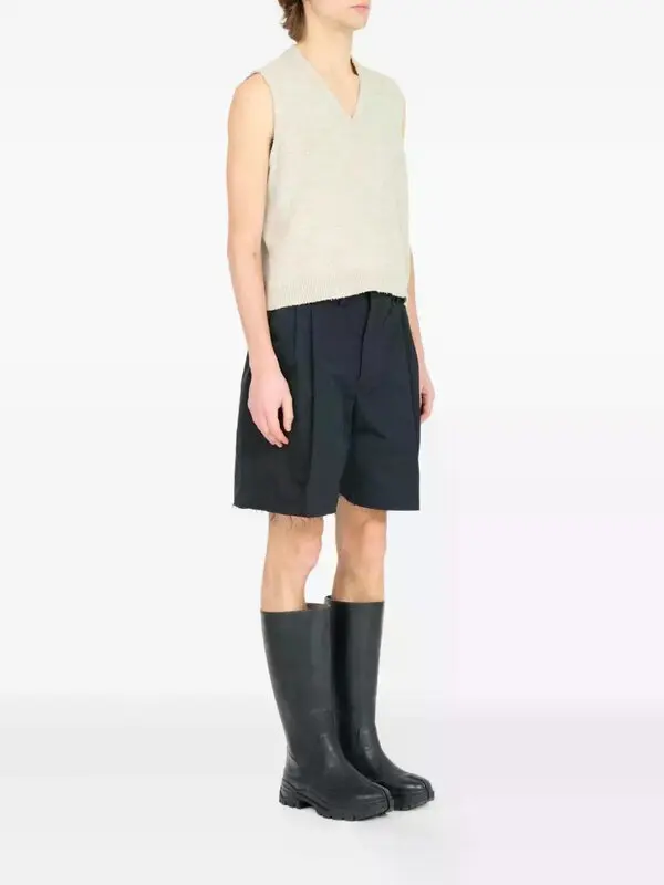 MAISON MARGIELA V-neck Sleeveless Knit Vest