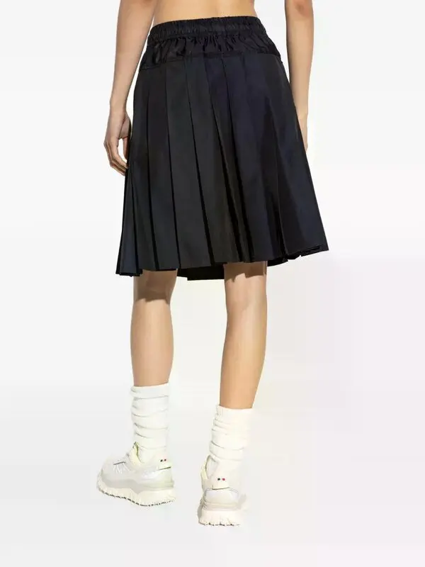 Moncler Pleated Drawstring Skirt - Blue