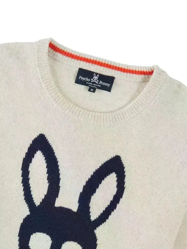 Psycho Bunny Jacquard Logo Sweater