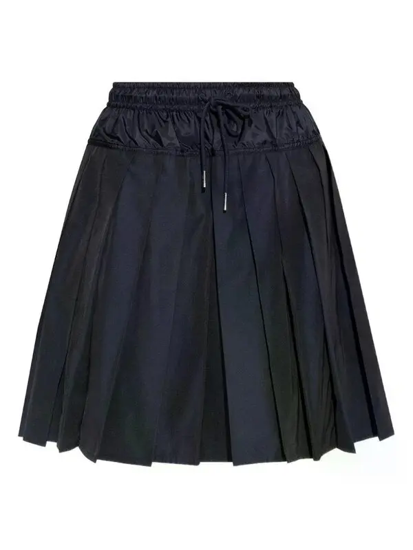 Moncler Pleated Drawstring Skirt