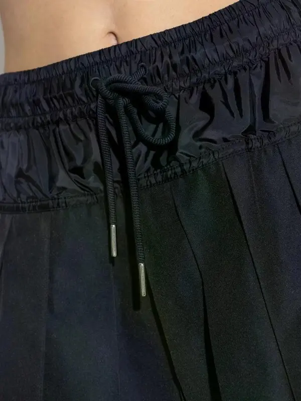 Moncler Pleated Drawstring Skirt